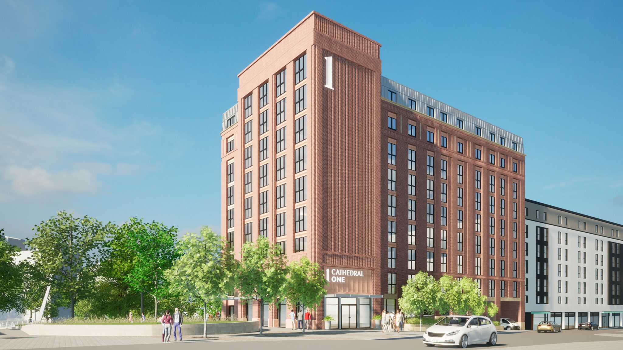 Vision revealed for major riverside apartments scheme - Marketing Derby