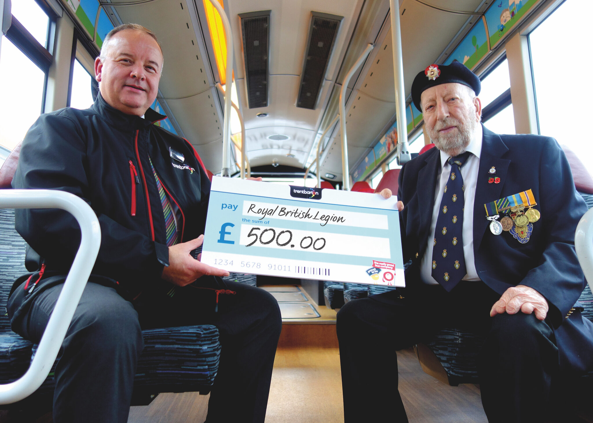 Bus firm shows support for Poppy Appeal - Marketing Derby