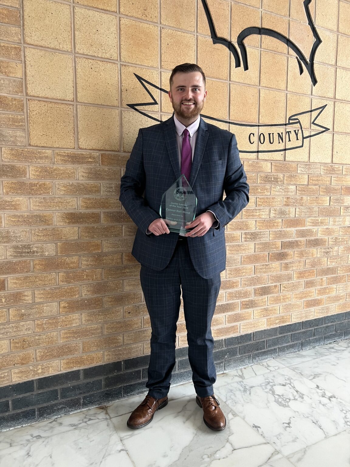 Connor clinches prestigious award - Marketing Derby