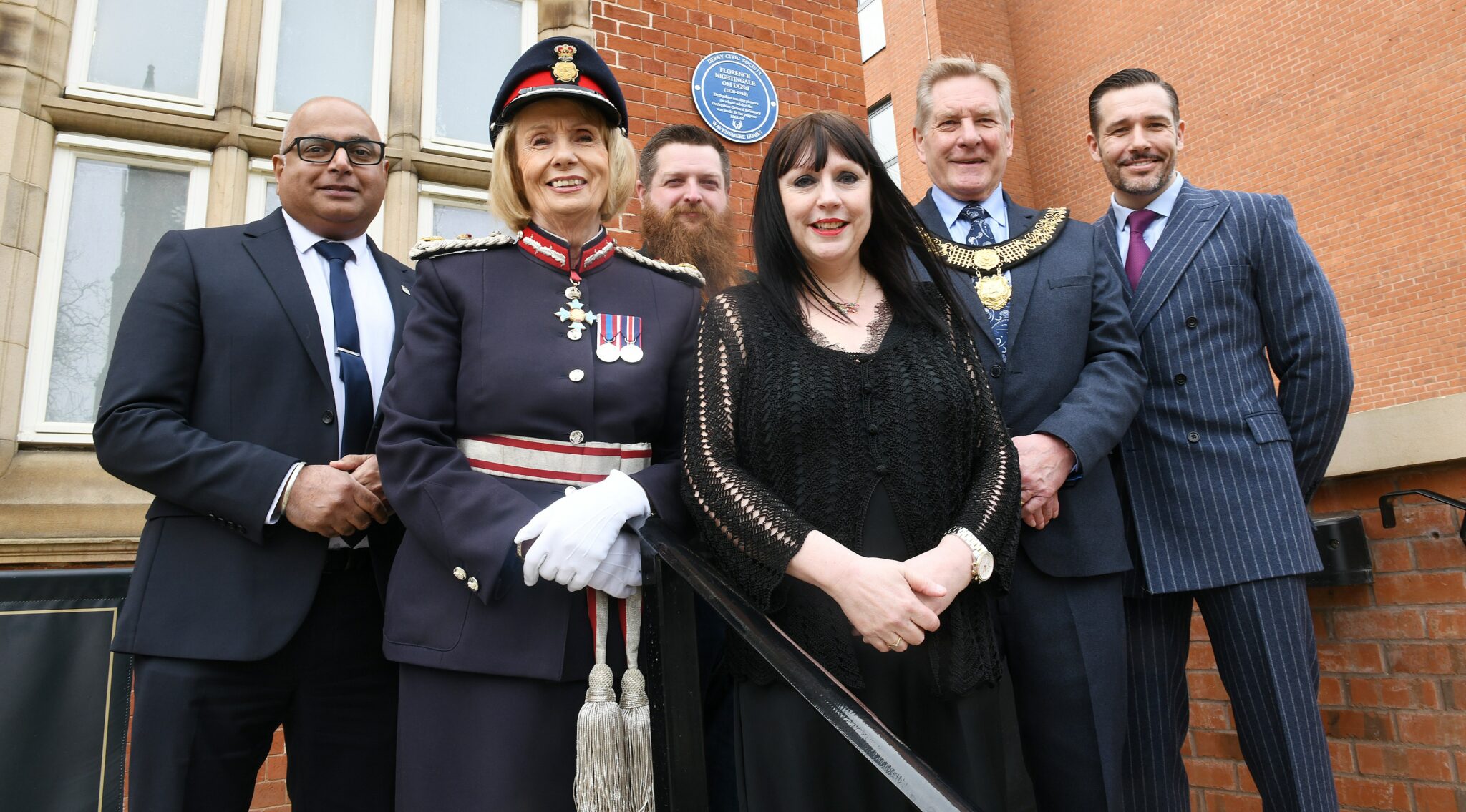 Florence Nightingale blue plaque unveiled at Derby's Nightingale ...